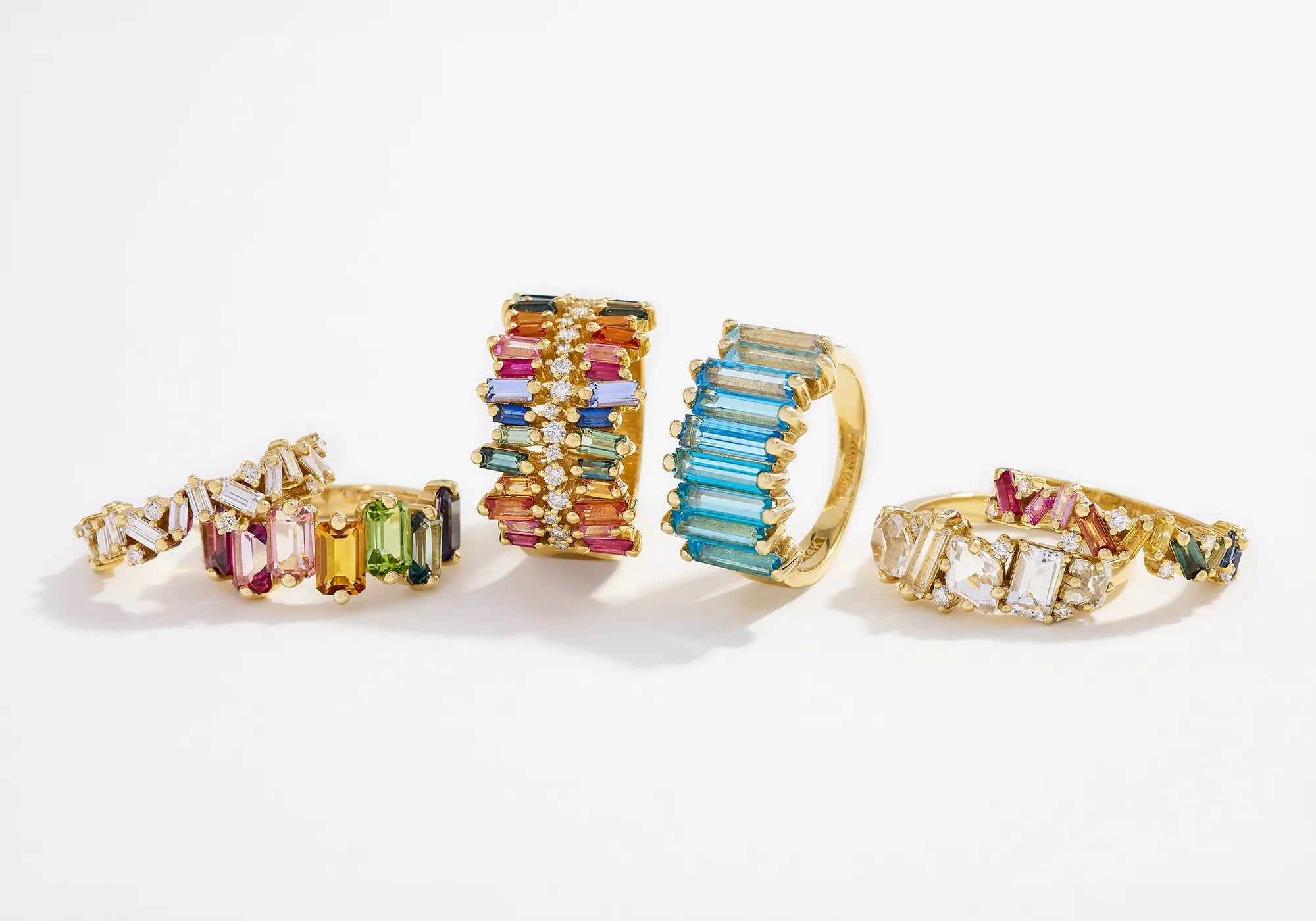 Fine Gold Half Bands for Women | Suzanne Kalan®
