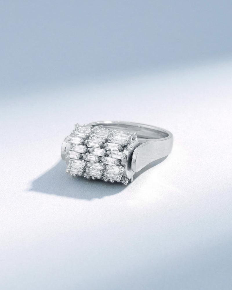Infinite Triple Row Diamond Spinner Ring | SUZANNE KALAN®